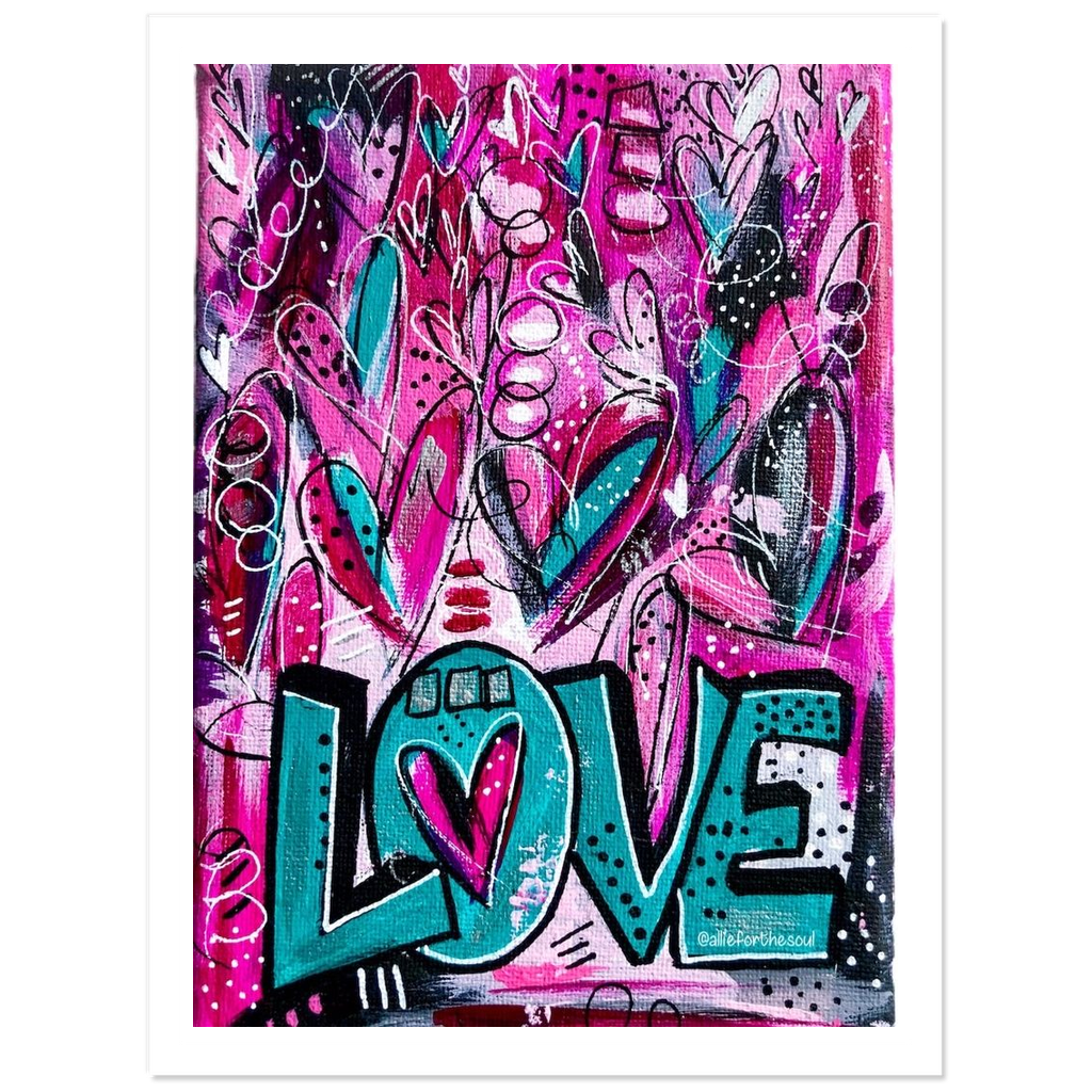 Graffiti LOVE Sticker – Allie for the Soul